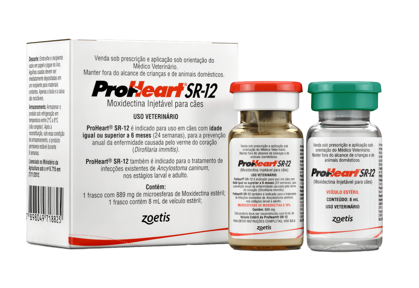 Previna seu Melhor Amigo contra a Dirofilária com ProHeart® SR-12